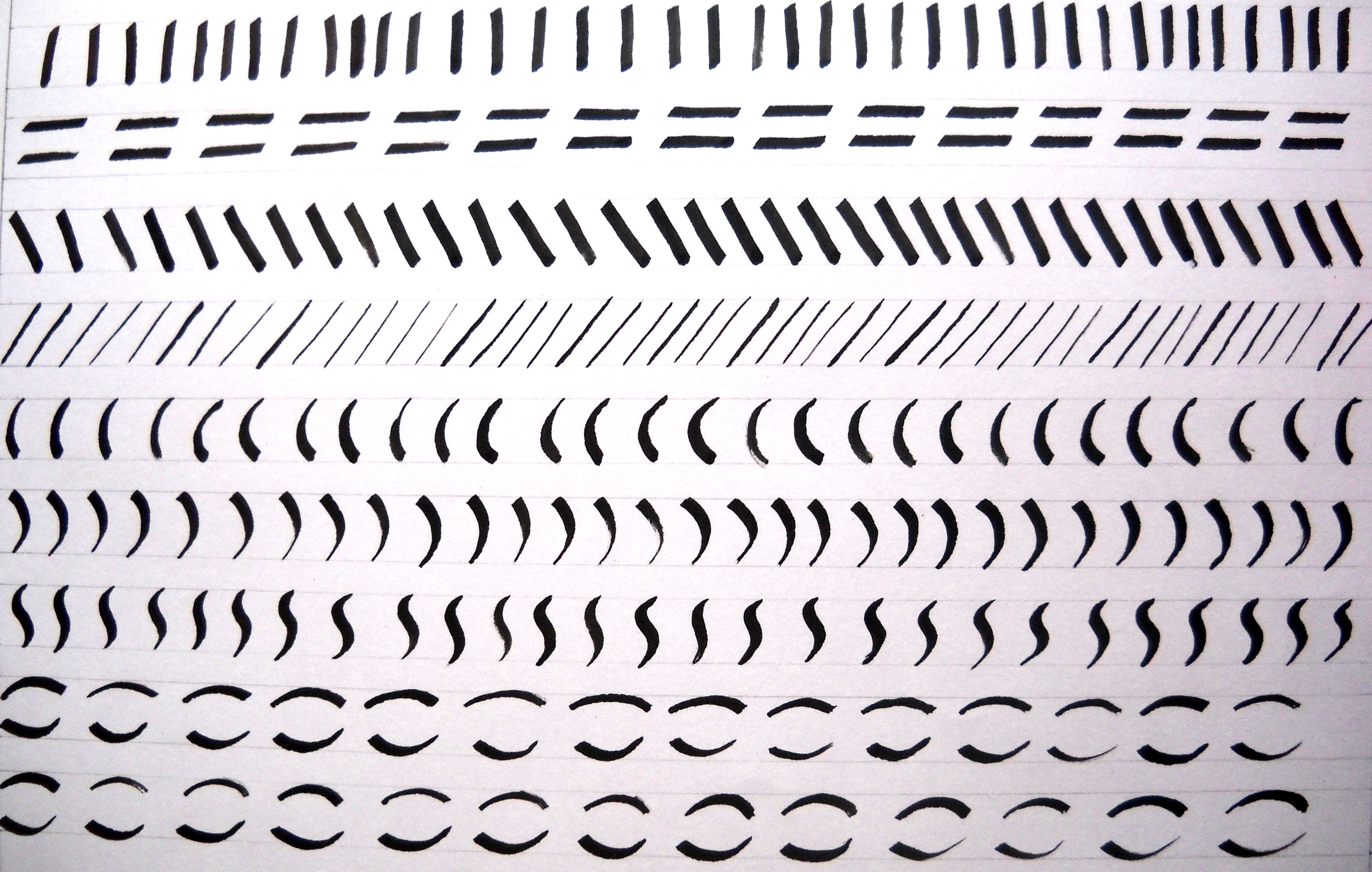 Call Basic Strokes Cursive Handwriting